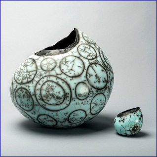 Raku Ceramic Art by Hilary Simms